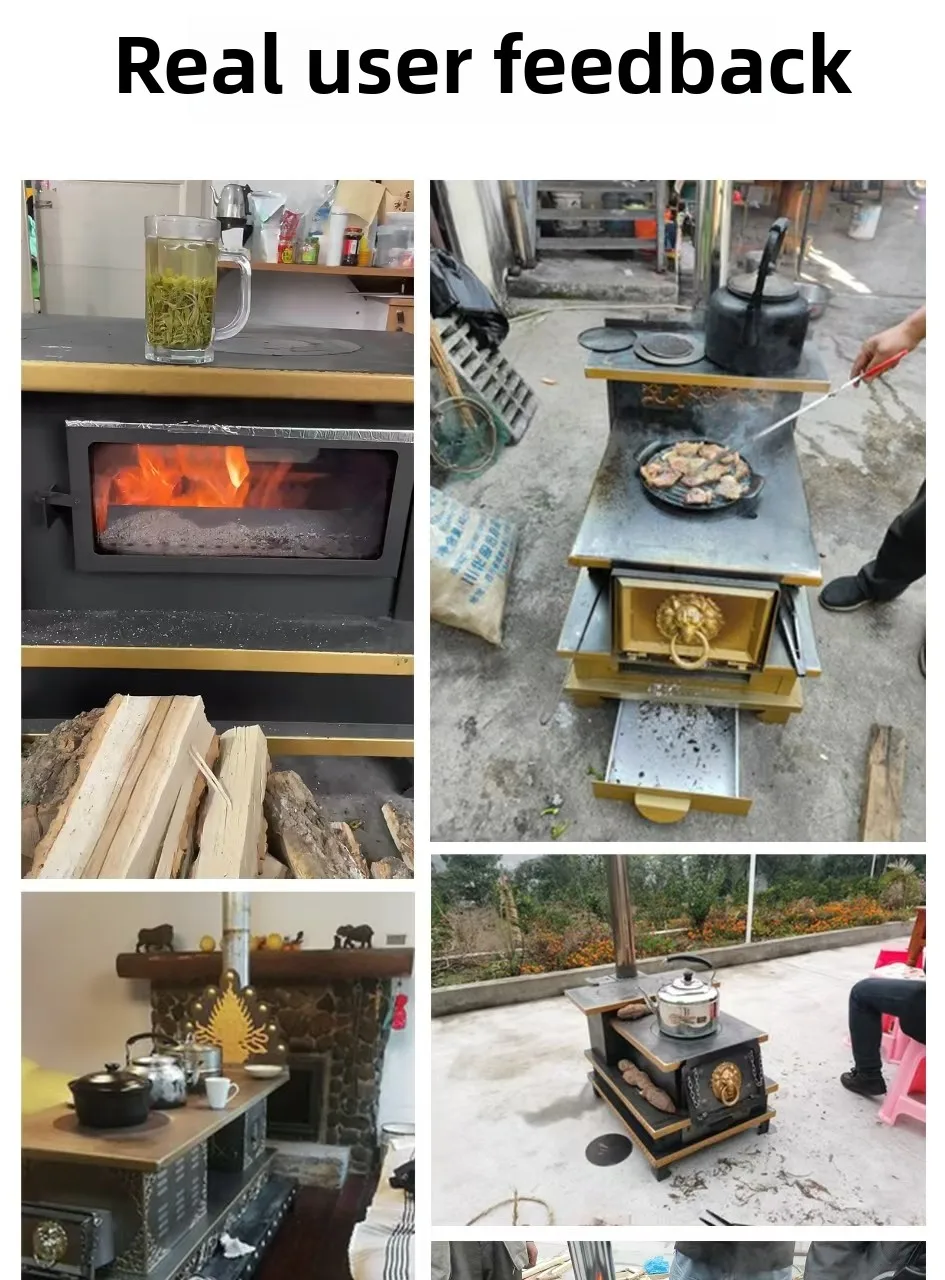 Luxury Wood Burning Fireplace – Energy Efficient Gasification Stove ...