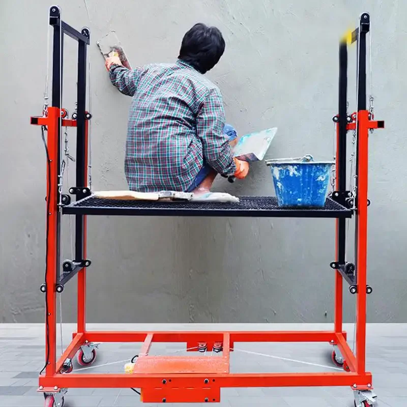 Electric Lifting Scaffold Drive Mobile Scissor Lift Tables Work ...