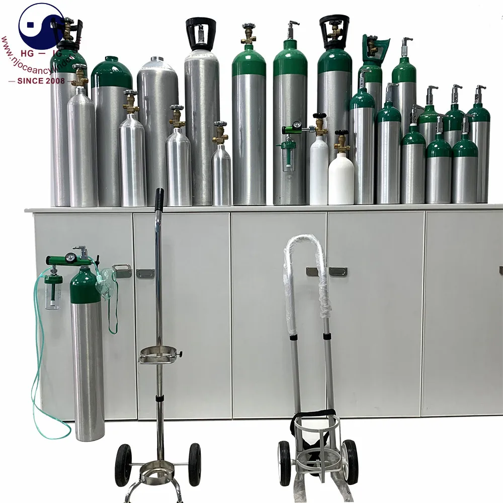 Hg-ig New 1l-50l Medical Oxygen Cylinder With Cga870 Valve Medical ...