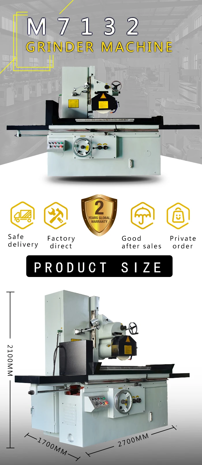 Mini Surface Grinding Machine Price - M7130 for Sale