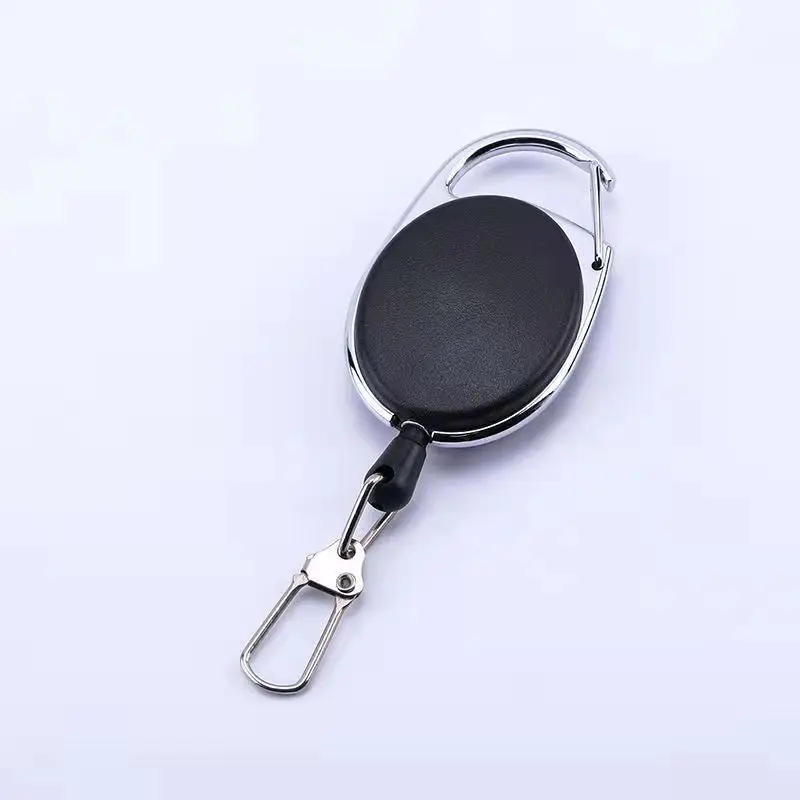 Oval-Shaped Outdoor Solid Color Retractable Buckle Retractable Cord ...
