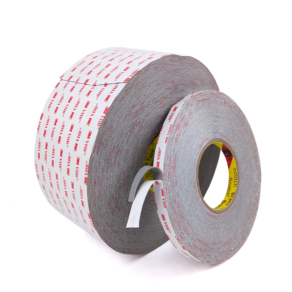 3M 4941 Double-sided Adhesive Tape of 33m in Length Made of VHB Grey Acrylic Material ...