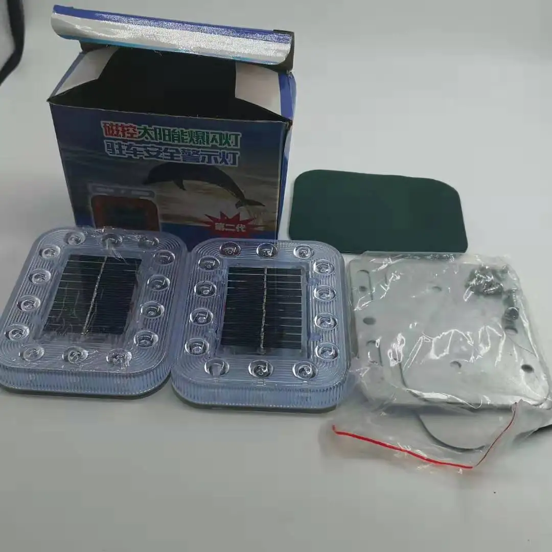 Solar Anti-collision Car Colorful Lamp Solar Vehicle Flash Light - Buy ...