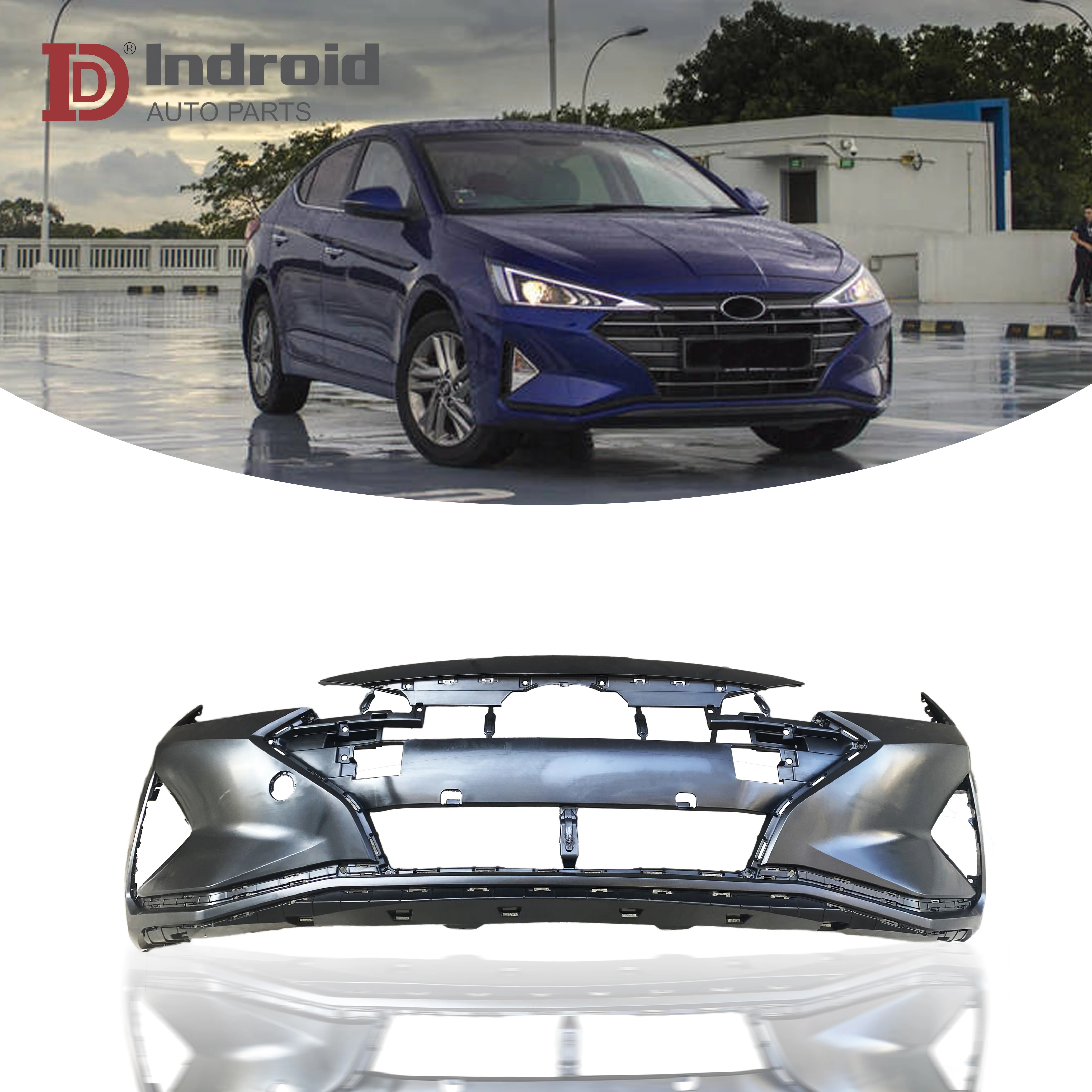Hyundai Elantra Bumper Kit - INDROID Front Bumper Guard