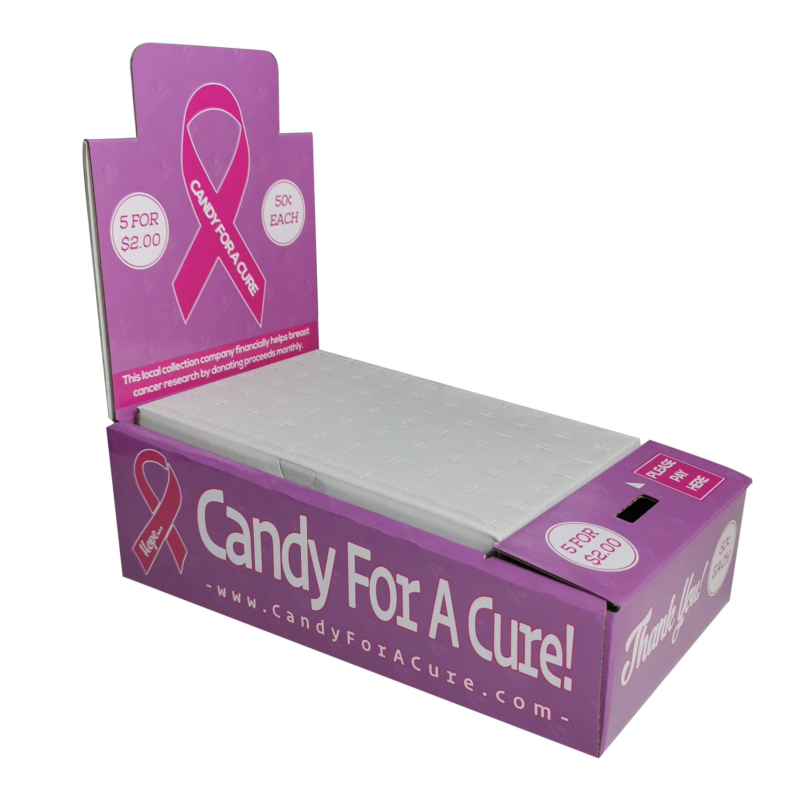 Custom Design Display Boxes Cardboard Honor Donation Charity Box - Buy ...