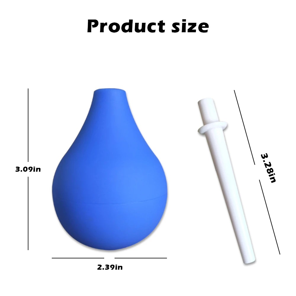 Medical Bpa-Free Rectal Syringe Anal Douche Enema Bulb