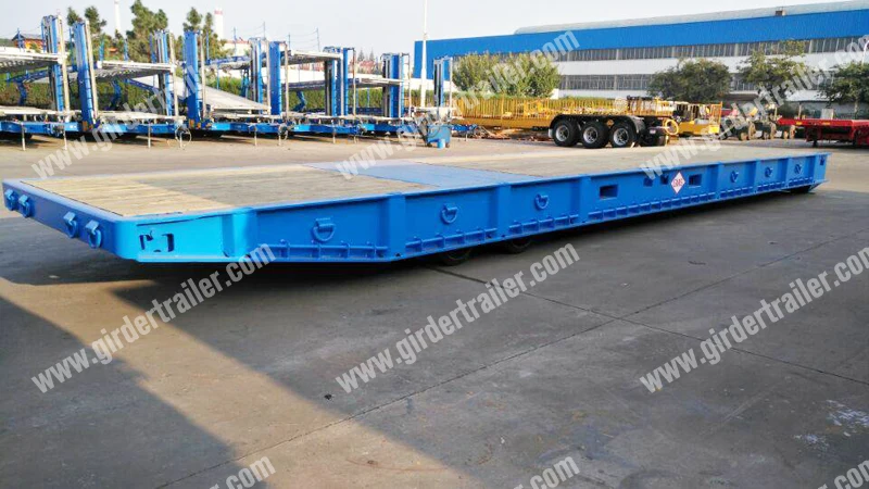 Contenedor mafi usado para remolque, cuello de cisne de cama plana, 40 ...