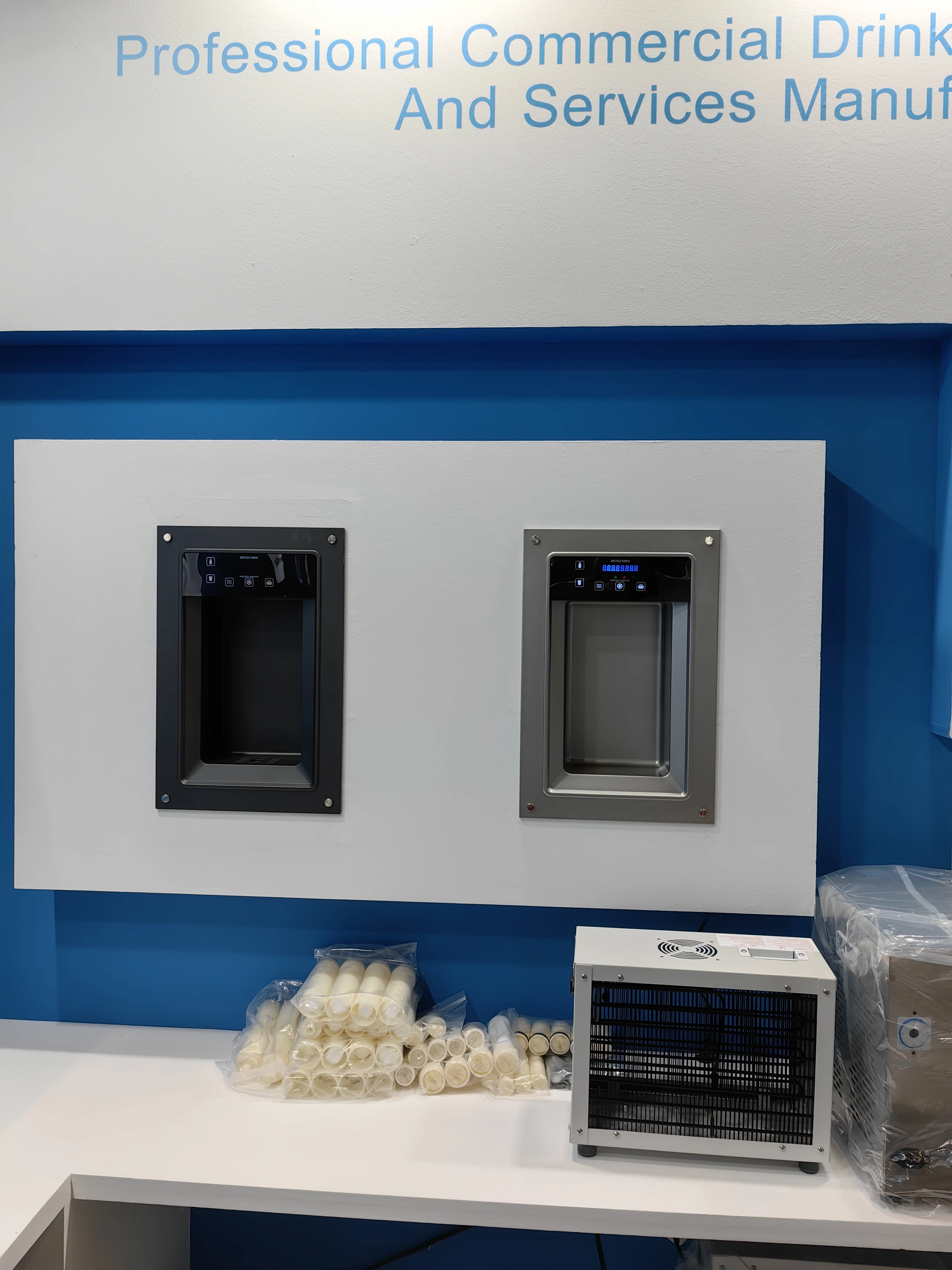 NOWTECH Stainless Steel Wall Mounted Bottle Filling Station