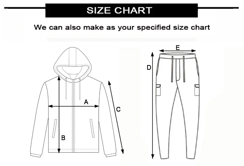 Tracksuits Custom Fitted Men's Jogger Suits Wholesale