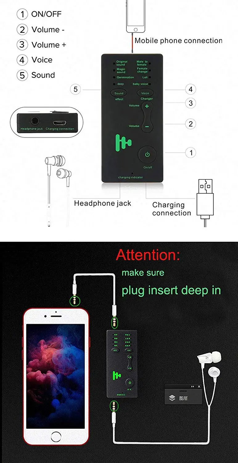 Hot Selling Voice Changer Mobiles - Multi Voice Amplifier