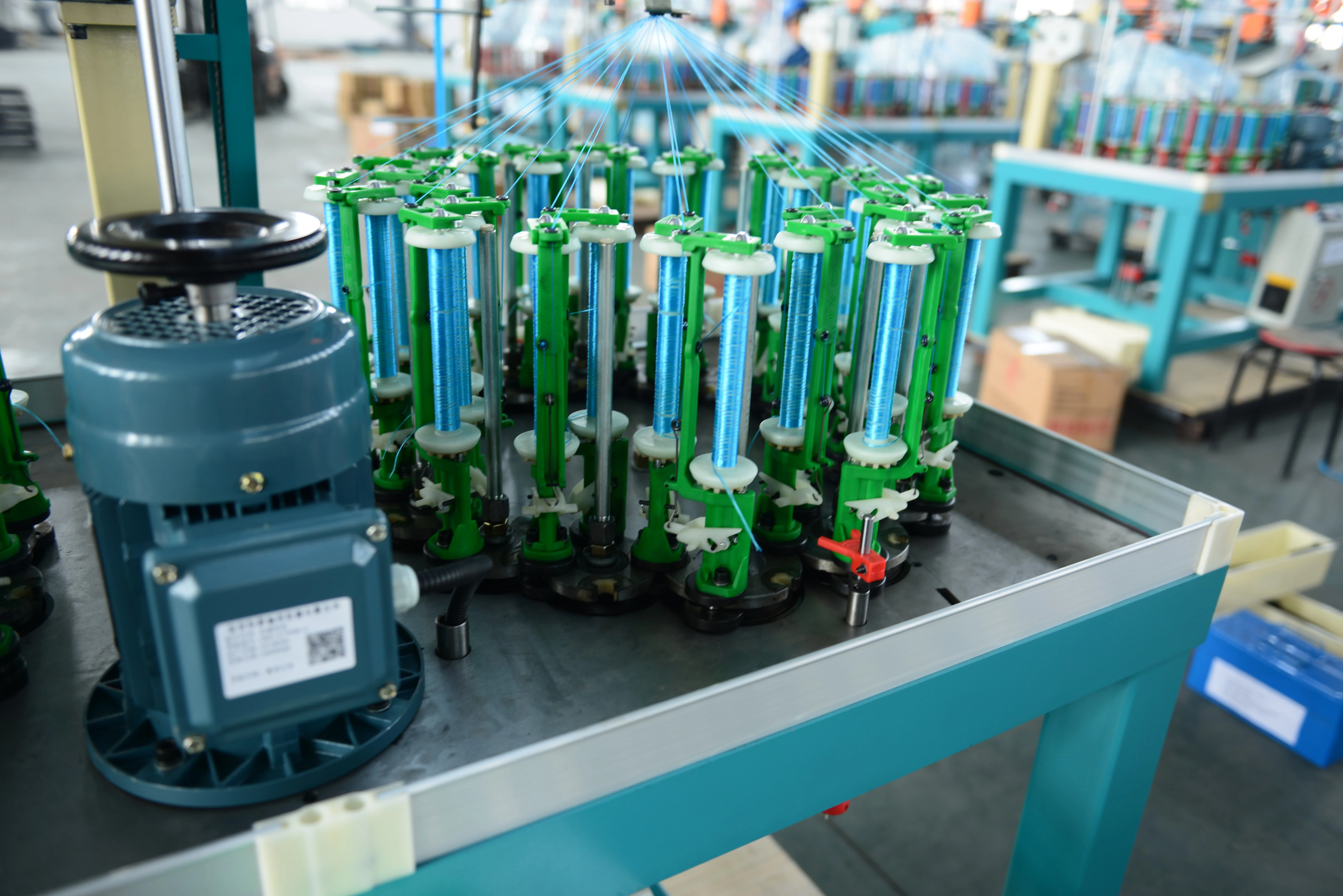 Textile Machinery Nylon Plastic Rope Cord Making Machine Shoelace Braid ...