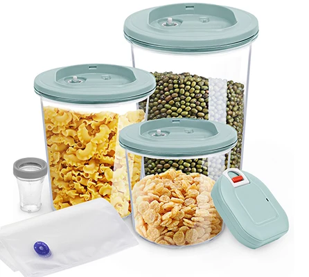 Automatic Vacuum Seal Food Storage Airtight Vacuum Canister Set - Buy ...