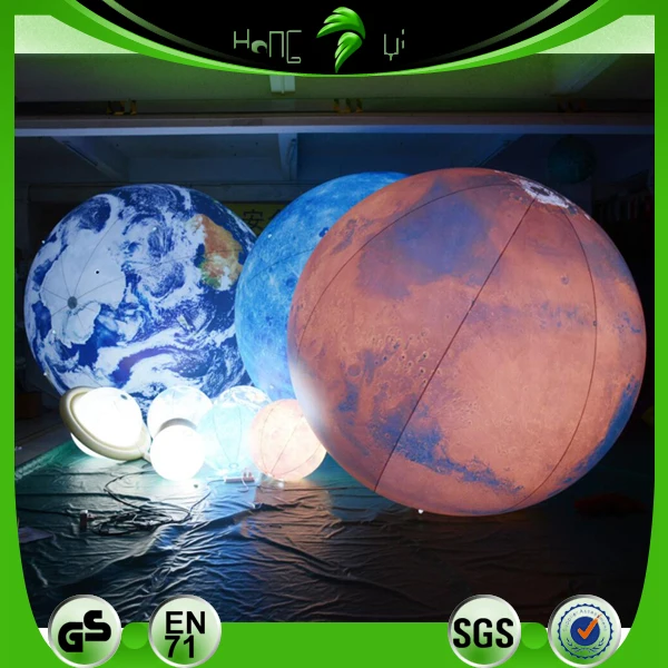 Inflatable Planet Lighting Balloon/ Led Planetary Galaxy/ Lighting ...