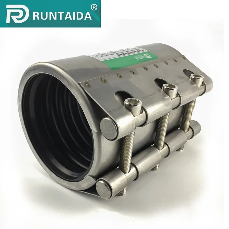 Hdpe Pipe Hot Water Lengthening Type Coupling Stainless Steel Leak ...