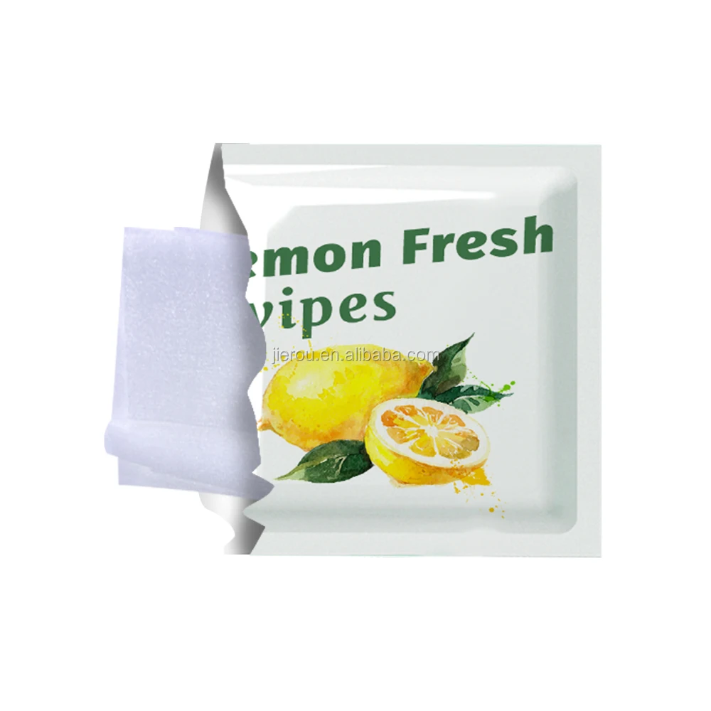 Wholesale Individual Lemon Scented Wet Wipes with Custom Design and Low ...