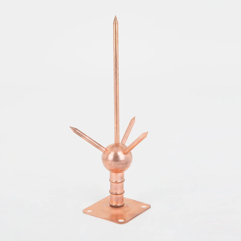 Copper Lightning Arrester Earth Rod Price for Air Terminal Rod