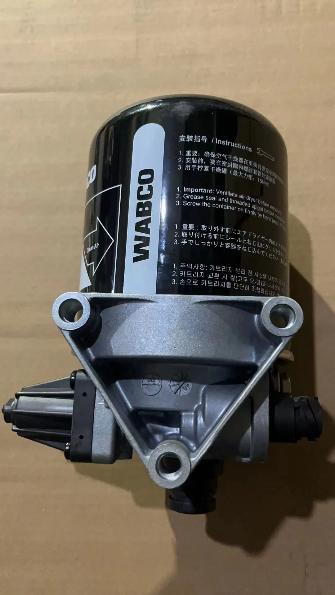 Wabco 4324101400 Single Chamber Air Dryer Kamaz 5490 54901 6580 V-olvo ...