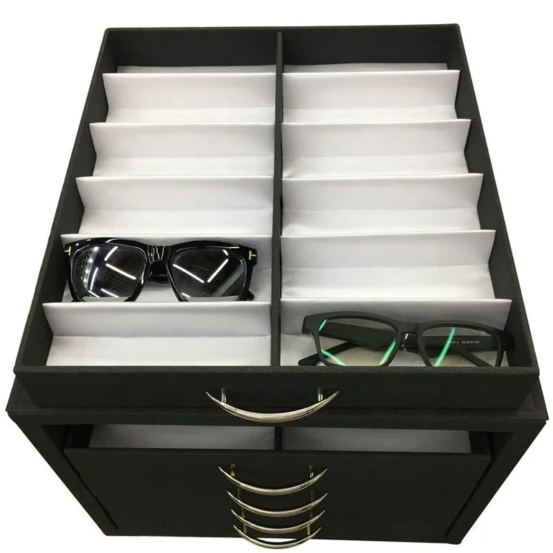 Classic Smart Desktop Sunglasses Display Tray Box Table