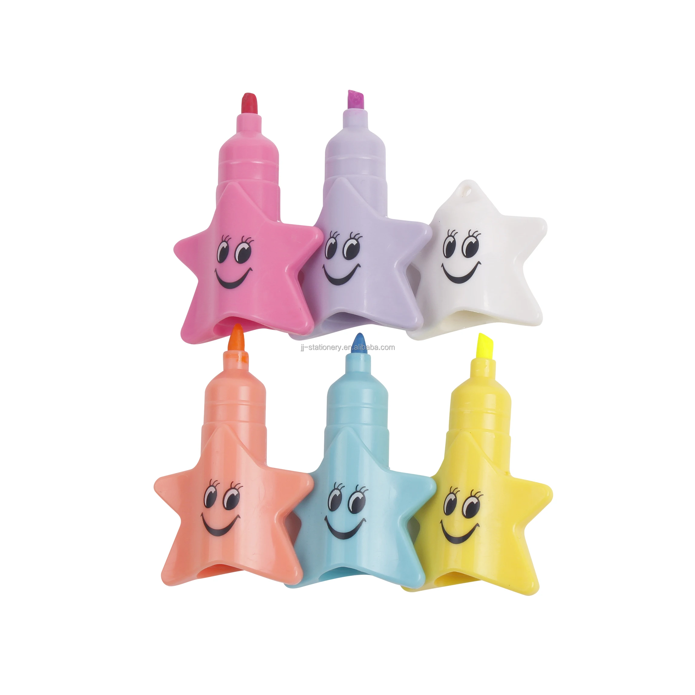 H-tone Stackable Highlighter Cute Animal Shape Cute Mini Highlighter ...