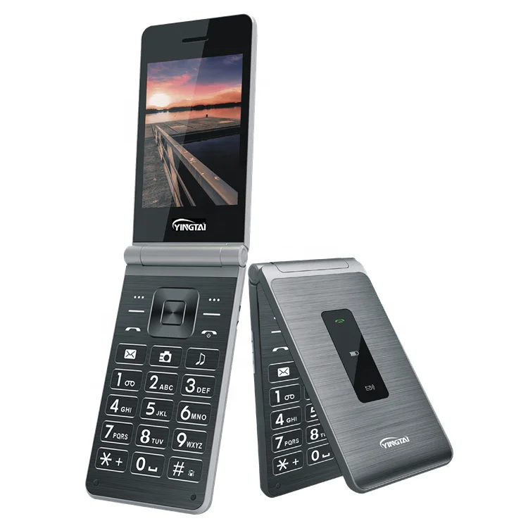 2.8 Inch Large Qwerty Keyboard Basic Clamshell Cell Phones - Buy ...