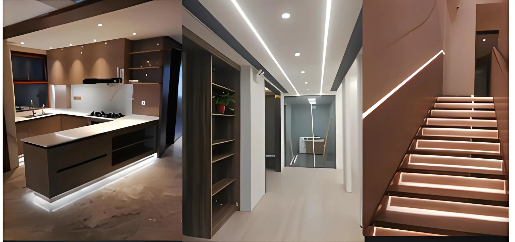 17x7mm Led Strip Profile Recessed Aluminum Linear Channel Celling ...