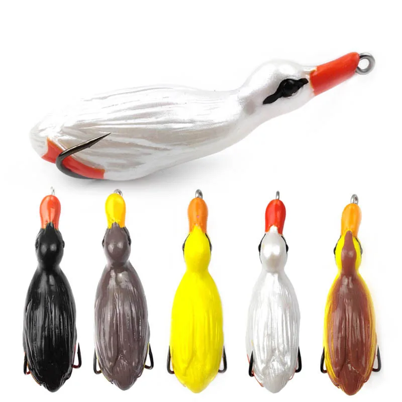 Floating-water Bionic Fish Bait Duck-shaped Luya Bait Soft Bait - Buy ...