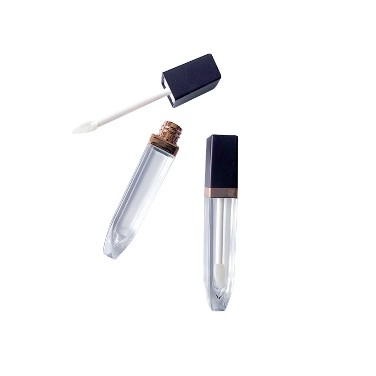 Custom Clear Lipgloss Case - Luxury Pink Liquid Lipstick