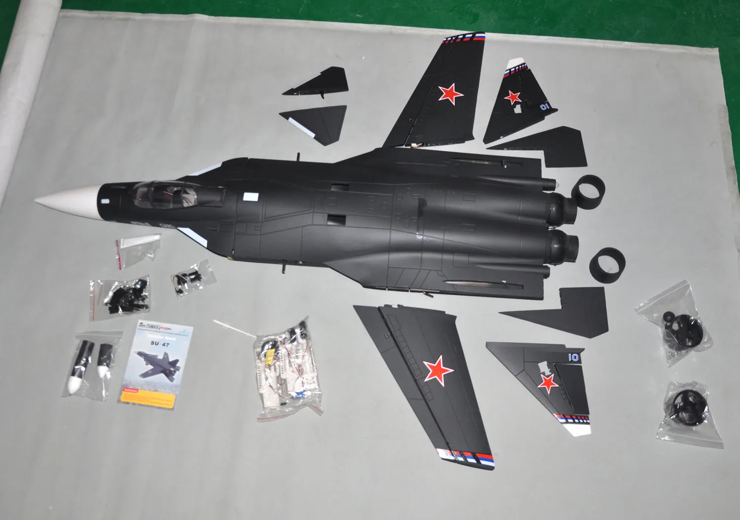 RTS SU47KIT RTF RC Fighter Jet - Super Sukhoi EDF Aircraft