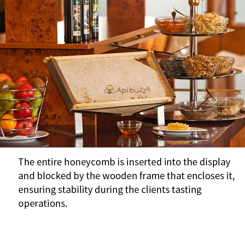SS Honeycomb Frame Display Stand - Apiculture & Catering