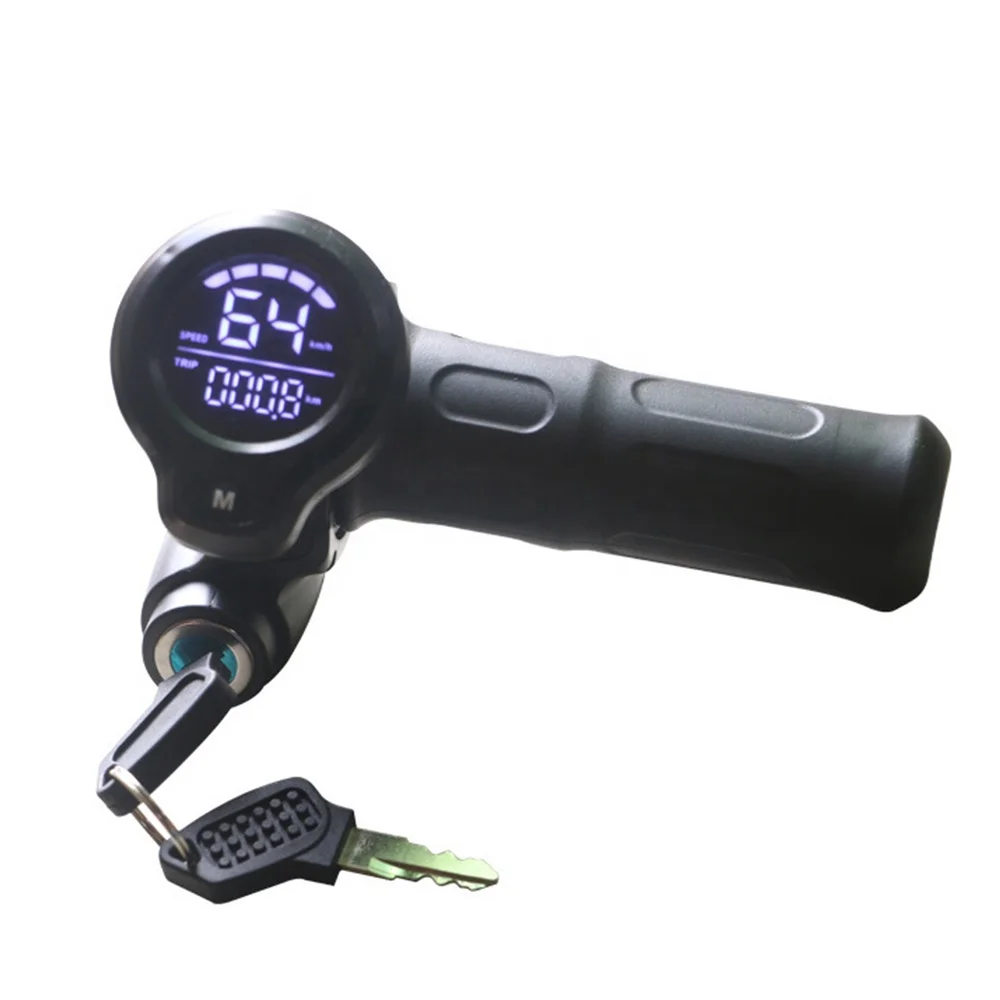 36v 48v Electric Scooter Ebike Display Screen Twist Throttle Handlebar ...