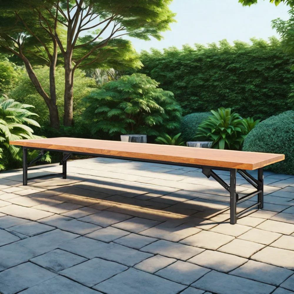 Folding Conference Long Table - Perfect for Banquets & Outdoors