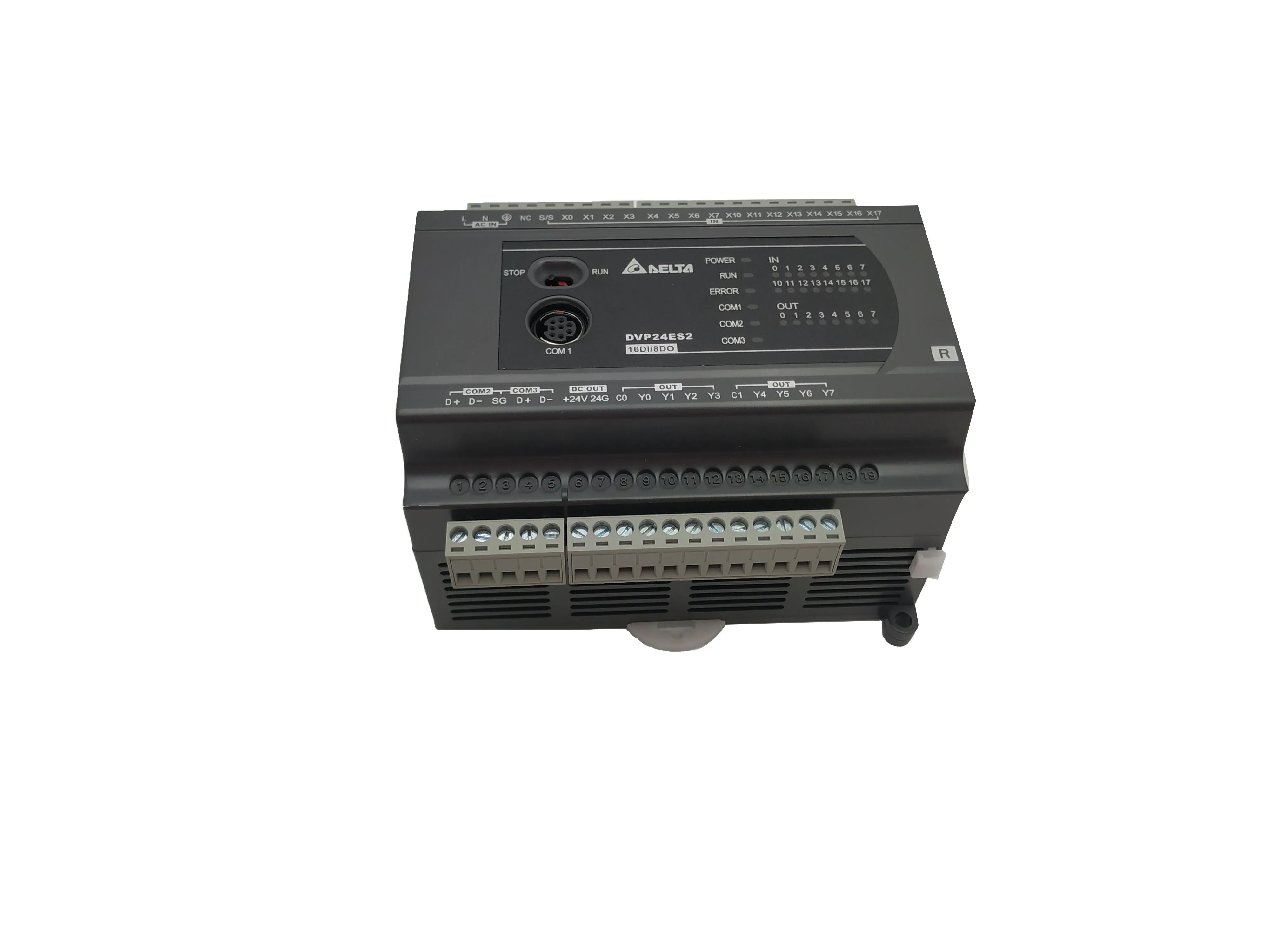 Dvp24es200r Delta Plc Taiwan Delta Twenty-four Point Plc Controller 16 ...