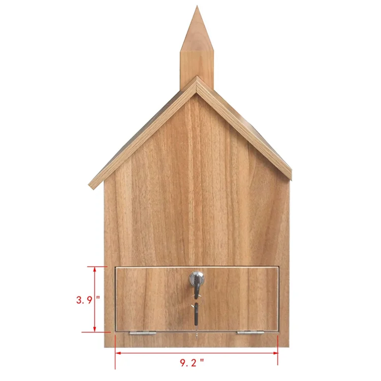 Novel Design Church Shape Fixture Displays Collection Wooden Suggestion ...