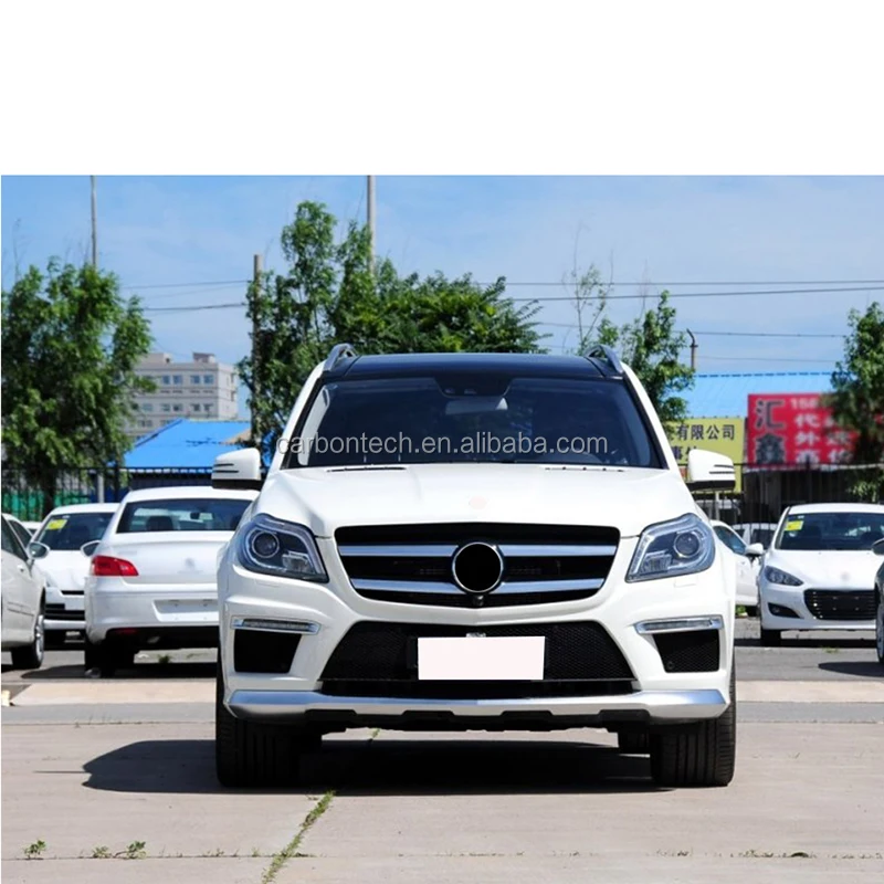 GL-class X166 Body Kit Fit for GL350 GL400 to GL63 a Style Front Bumper ...