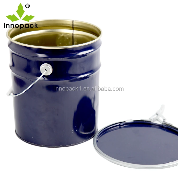 25l(kg) Tinplate Pail,Steel Drum For Ink,Paint,Chemical - Buy 25l Steel ...