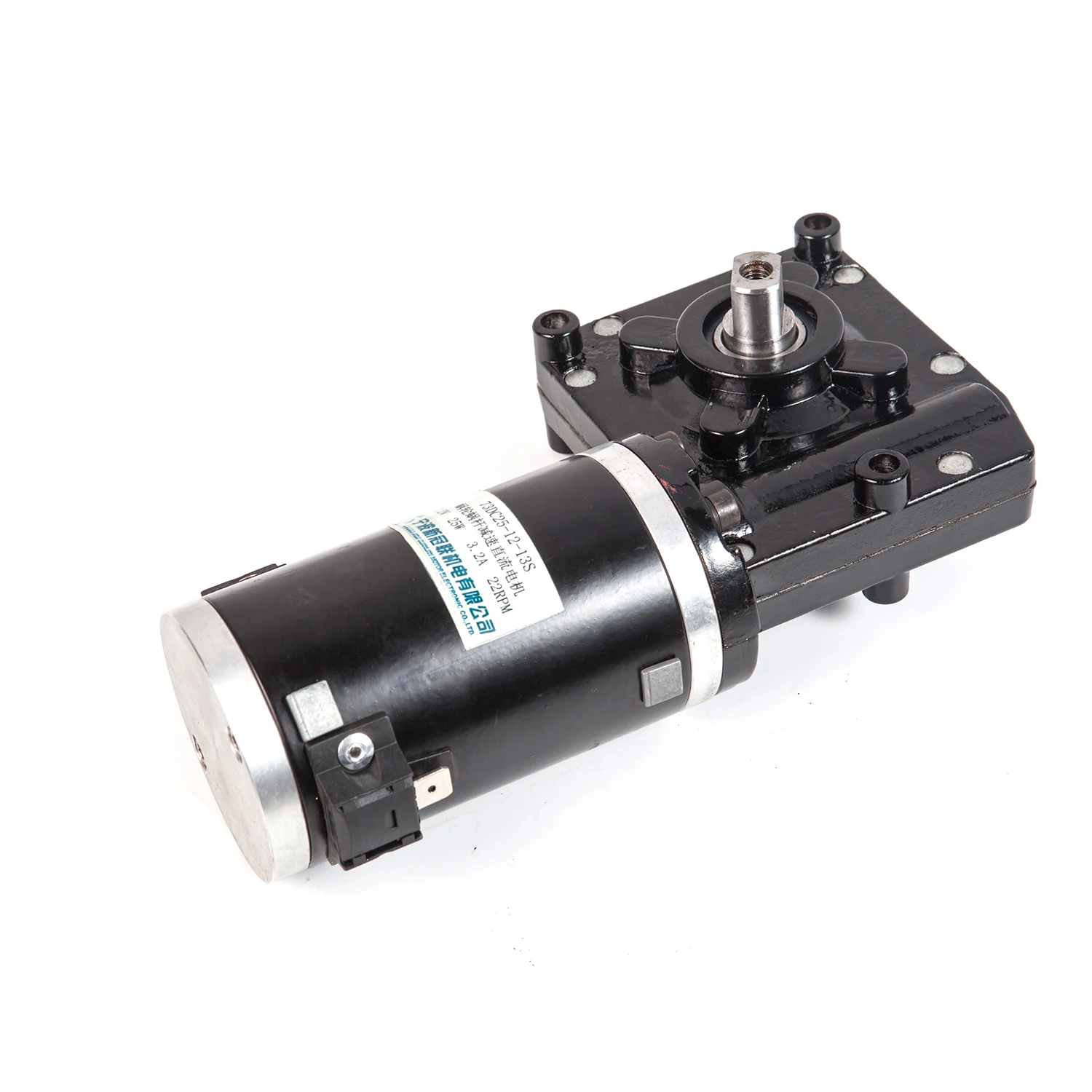 High Torque 12v 24v Brushed DC Worm Gear Motor for Winch