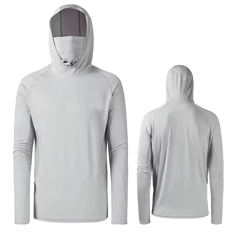 Fishing Shirts Long Sleeve Uv Mask Neck Protection Quick Dry Custom 100 ...