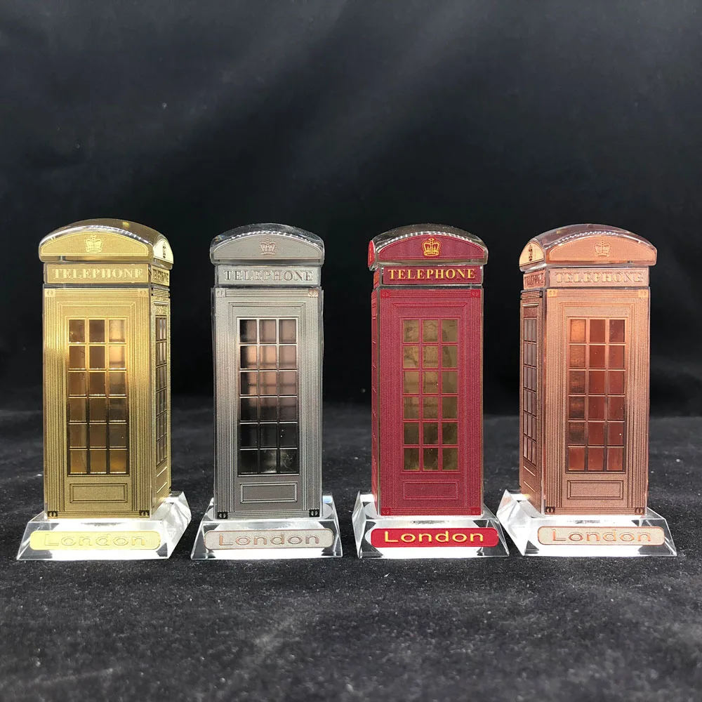 Phone Booth Bank Telephone English Crown London Piggy Red Uk Crystal ...