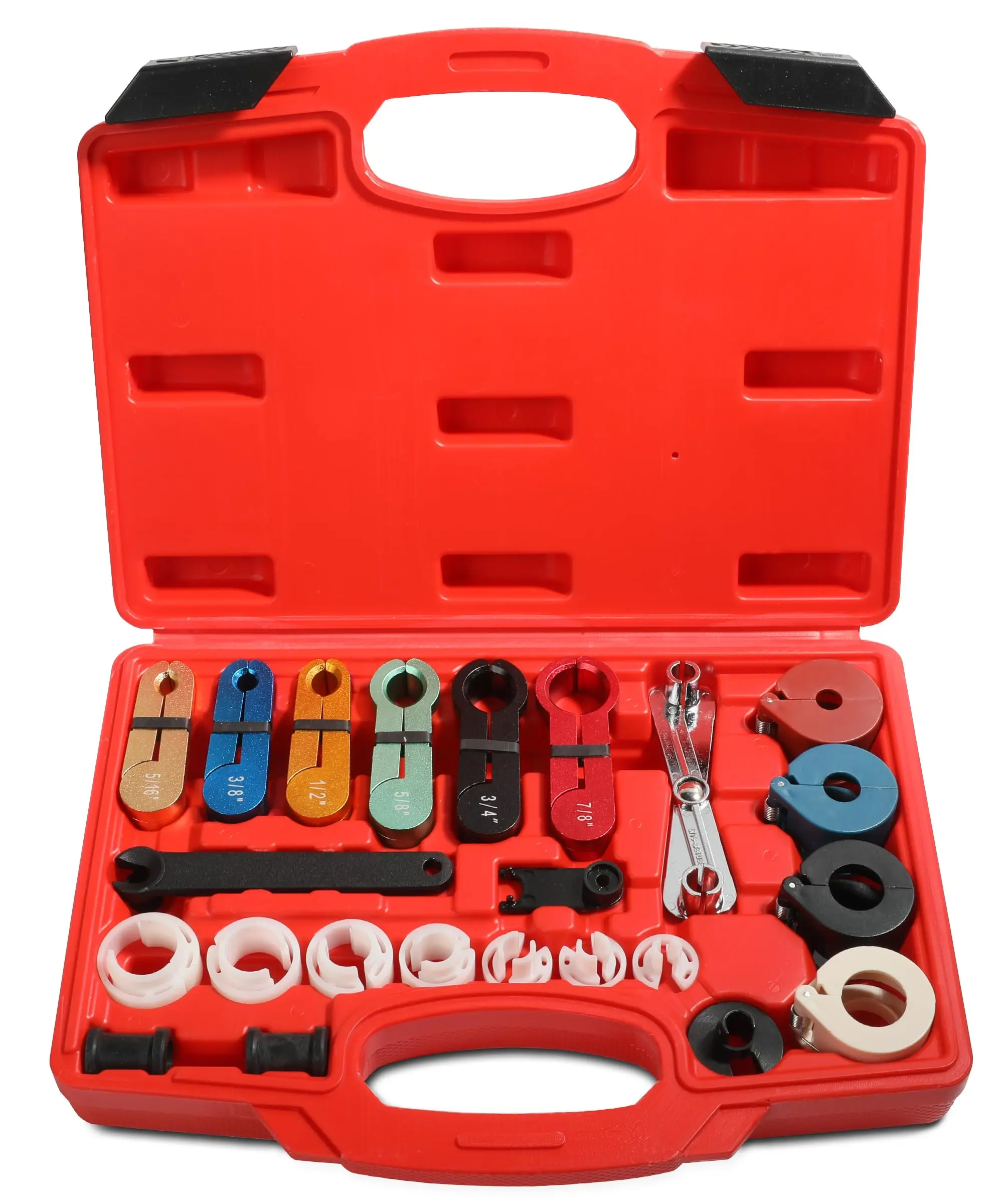 25pc Master Quick Disconnect Tool Set Line Disconnect Tool Kit for A/C Fuel & Transmission ...