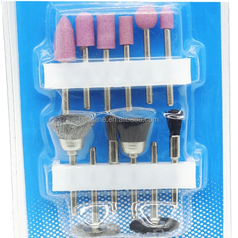 12pcs Rotary Tool Accessories Kit Grinding Stone Mini Cup Brush for All ...