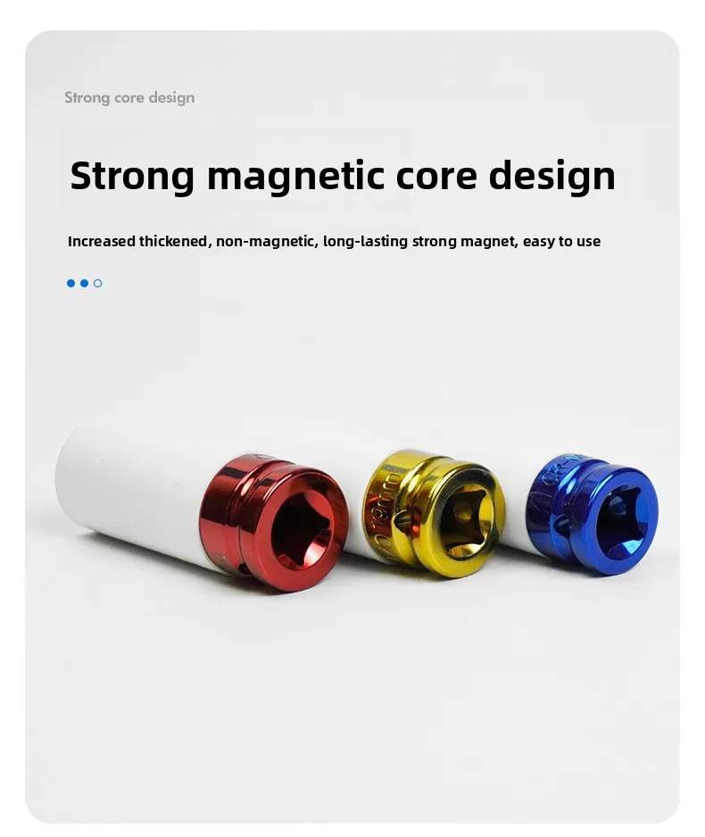 1/2 DIY Grade Pneumatic Impact Wrench Set Chrome Finish Modified Tire ...