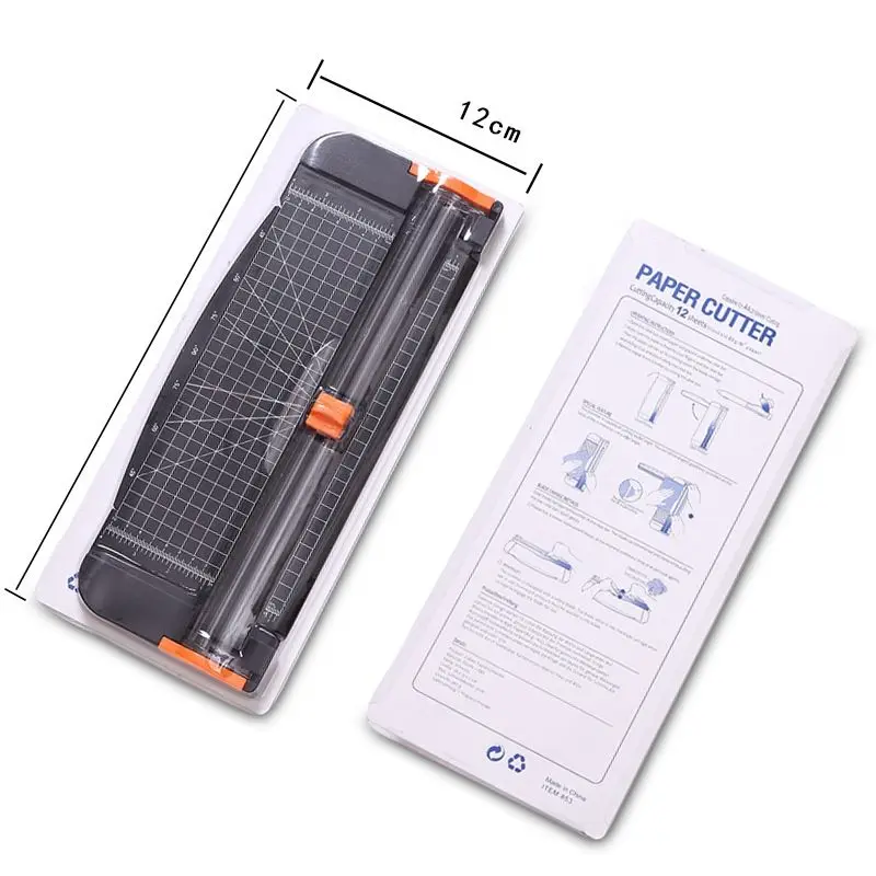 Portable A4 Size Paper Cutter Machine Safe Office Use Manual Power for ...