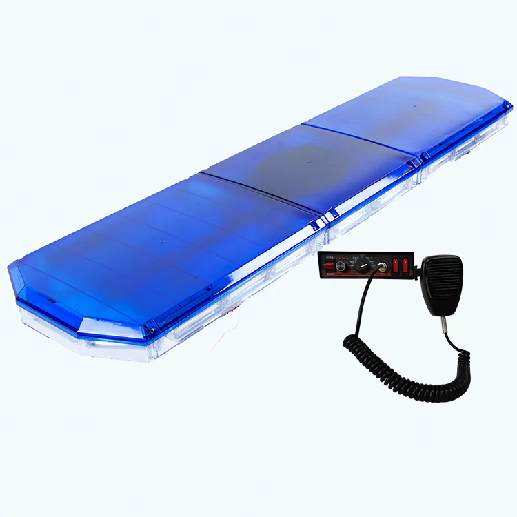 220W Ultra-thin Blue Safety Ambulance Roof Emergency Alarm Led Flashing ...