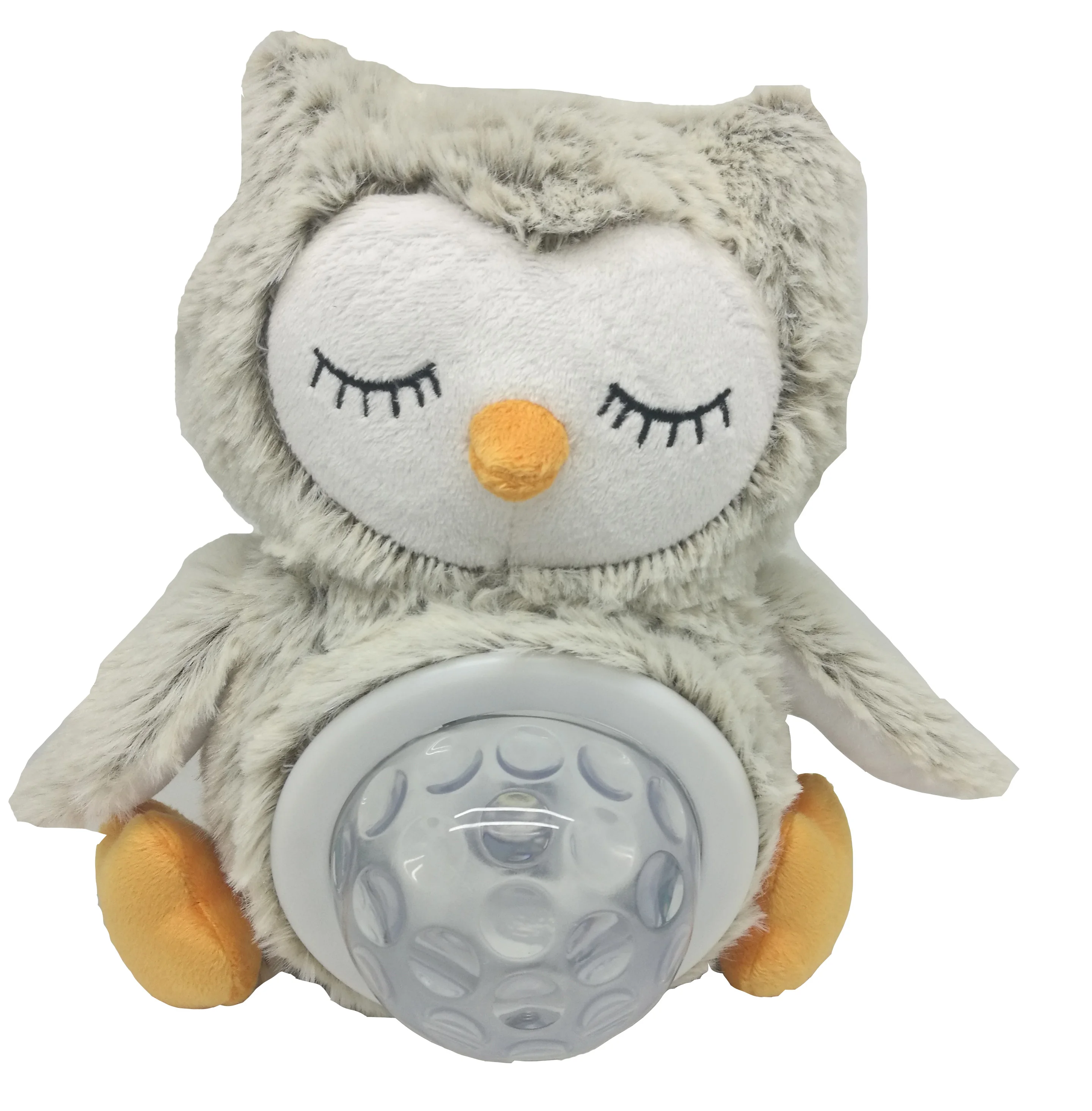 Plush Baby Toys Owl Musical Night Lights Battery Operated For Proiector ...
