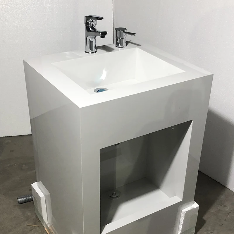 New Design Sintered Stone Pedestal Wudu Basin for Muslim Prayer