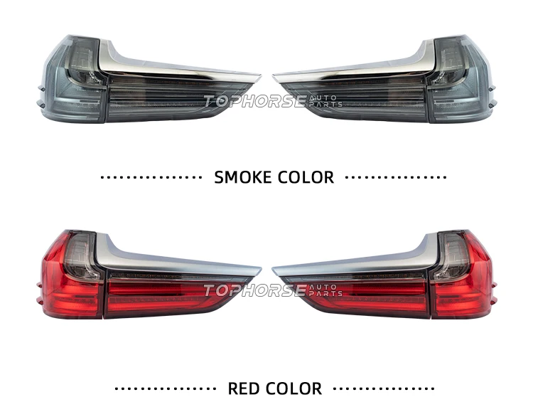 Lexus LX570 Tail Lights - Black Edition Kuro Tail Lamp