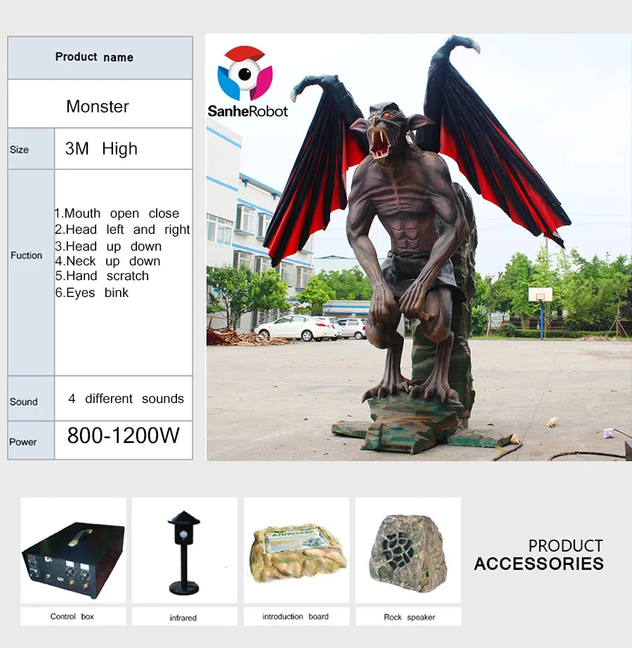 Custom Made Festive Devil Animatronics Halloween Props - Buy Halloween ...