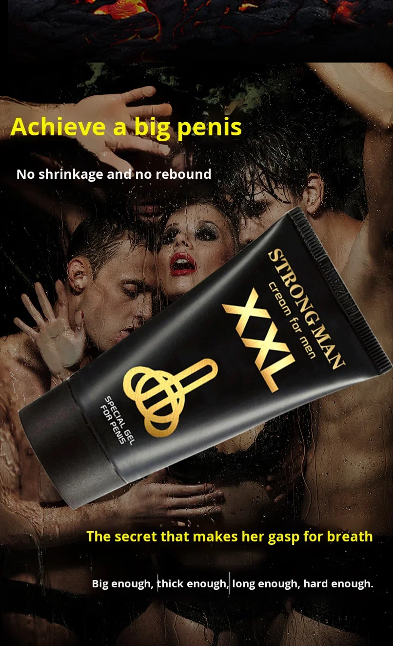 STRONGMAN Gold QTTO Brand Nourishing Gel Male Penis Massage Exercise ...