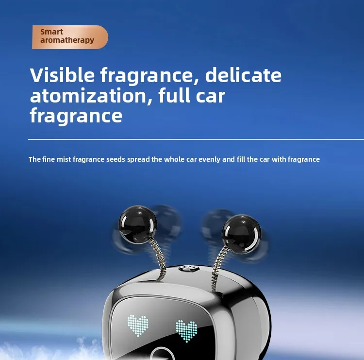AI Smart Robot Spray Car Air Freshener Automatic Plastic Fragrance ...