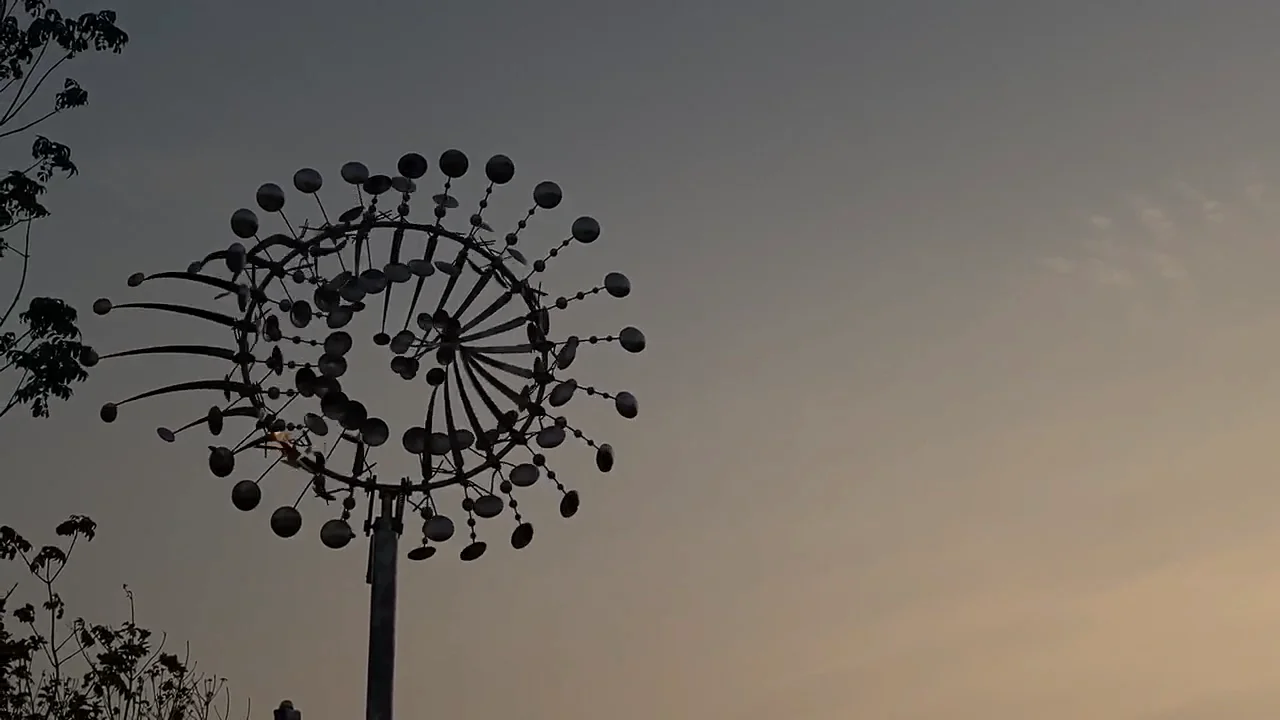 Hot Sale Moving Wind Sculpture Kinetic Light Sculpture Kinetic Wind ...